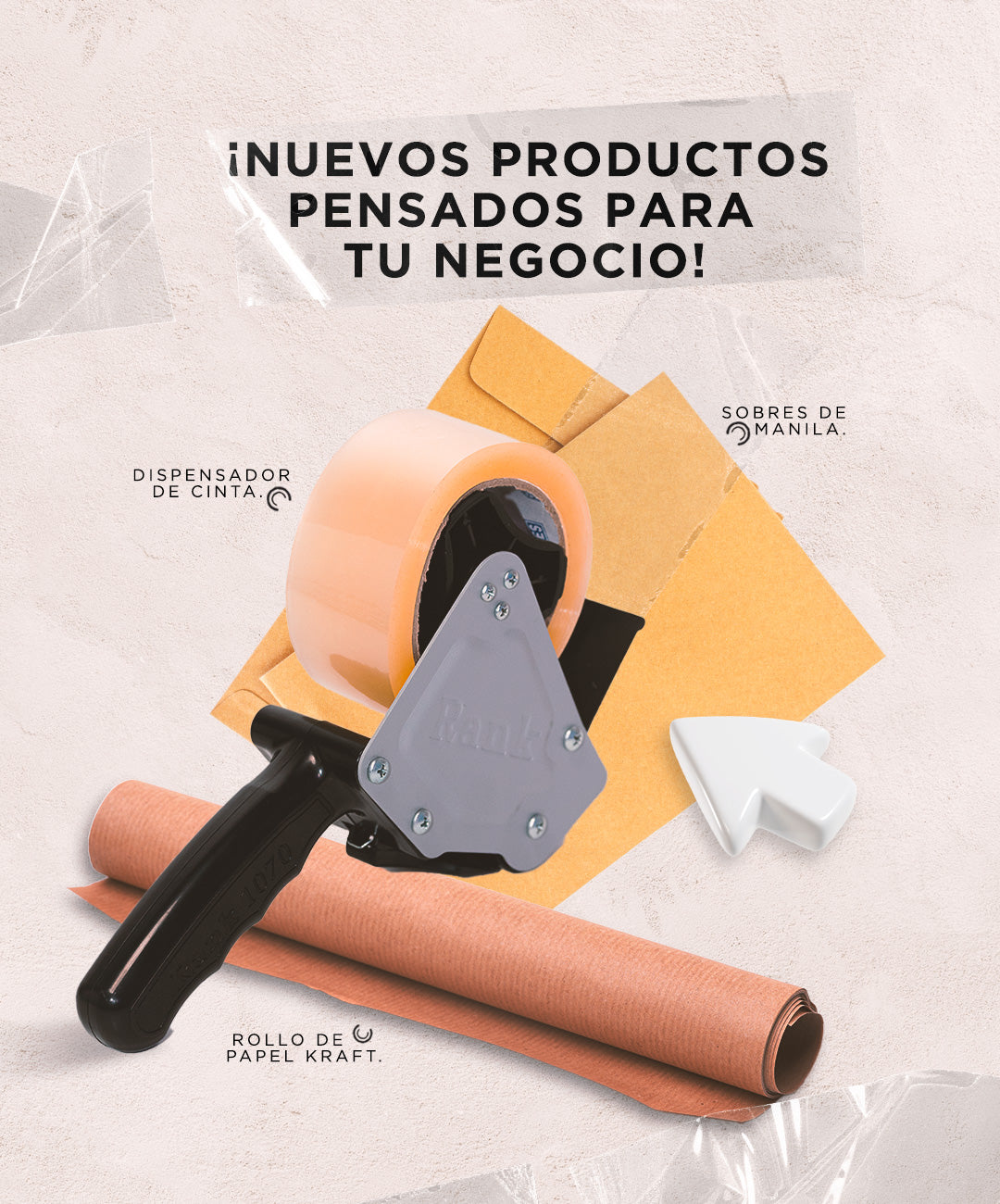 Tienda de cajas y material de empaque – Coordinadora